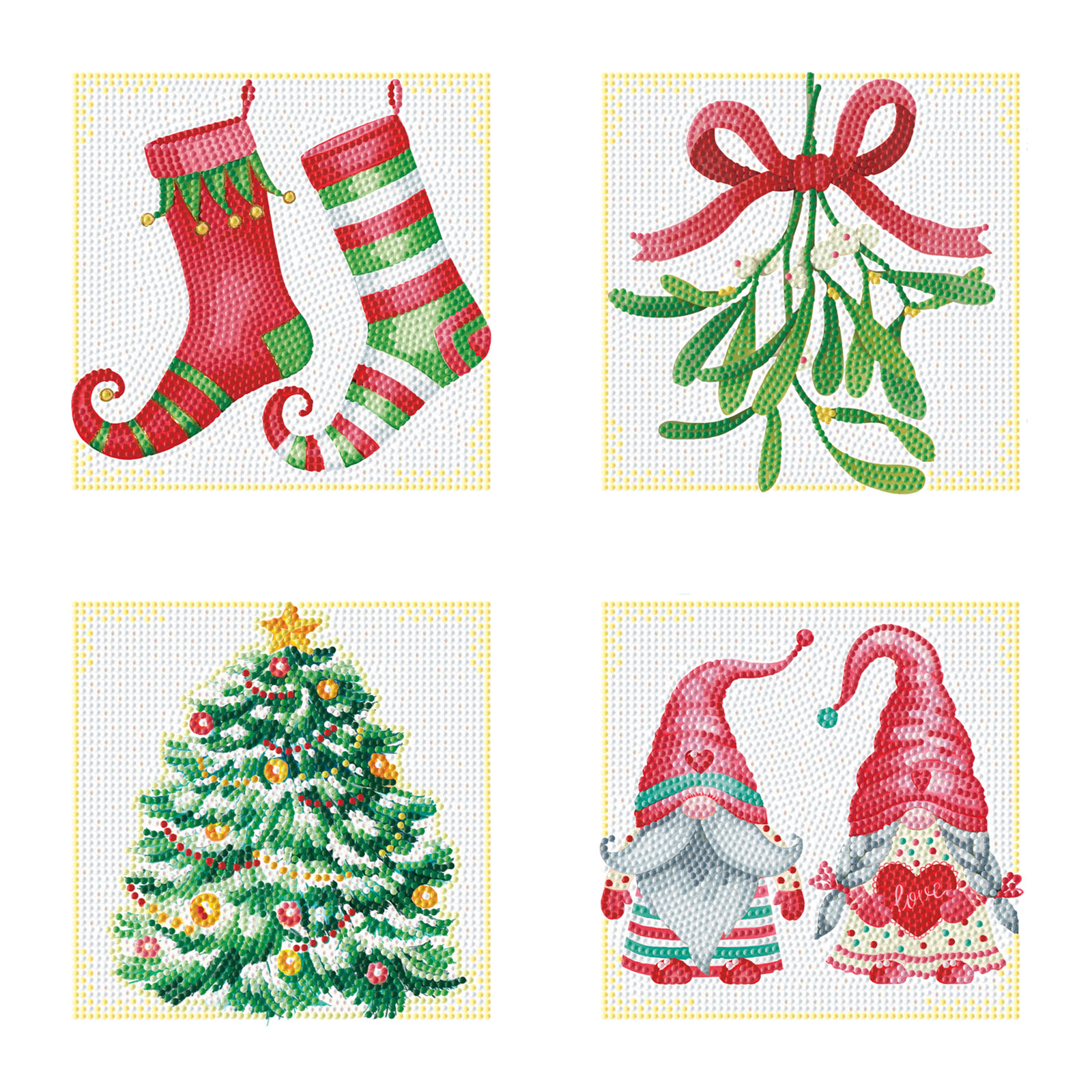 Diamond Dotz Christmas Joy Diamond Painting Artwork Kit 4895225942466| eBay